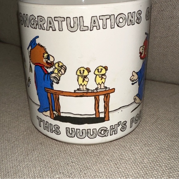 Kitchen | Vintage Uuugh Mug Congratulations Graduate Coffee Mugcup ...